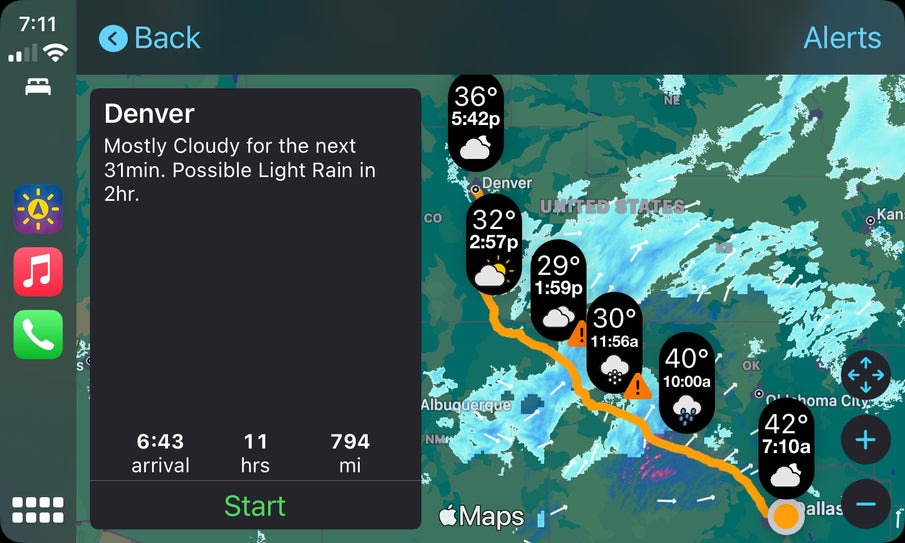 Real-time weather with Apple CarPlay – Thecarplayer.com