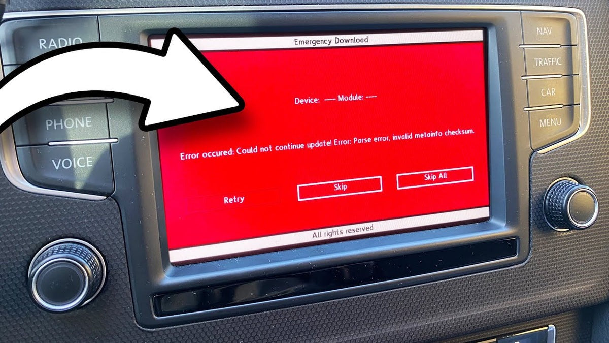 VW & SEAT Red Screen Problem: Causes, Fixes, and Safe CarPlay Solutions ...