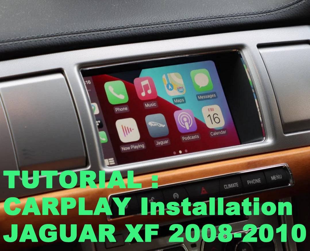 Carplay installation tutorial on Jaguar XF 2008-2010 – Thecarplayer.com