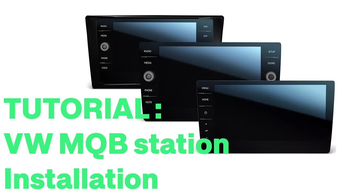Volkswagen MQB station installation tutorial – Thecarplayer.com