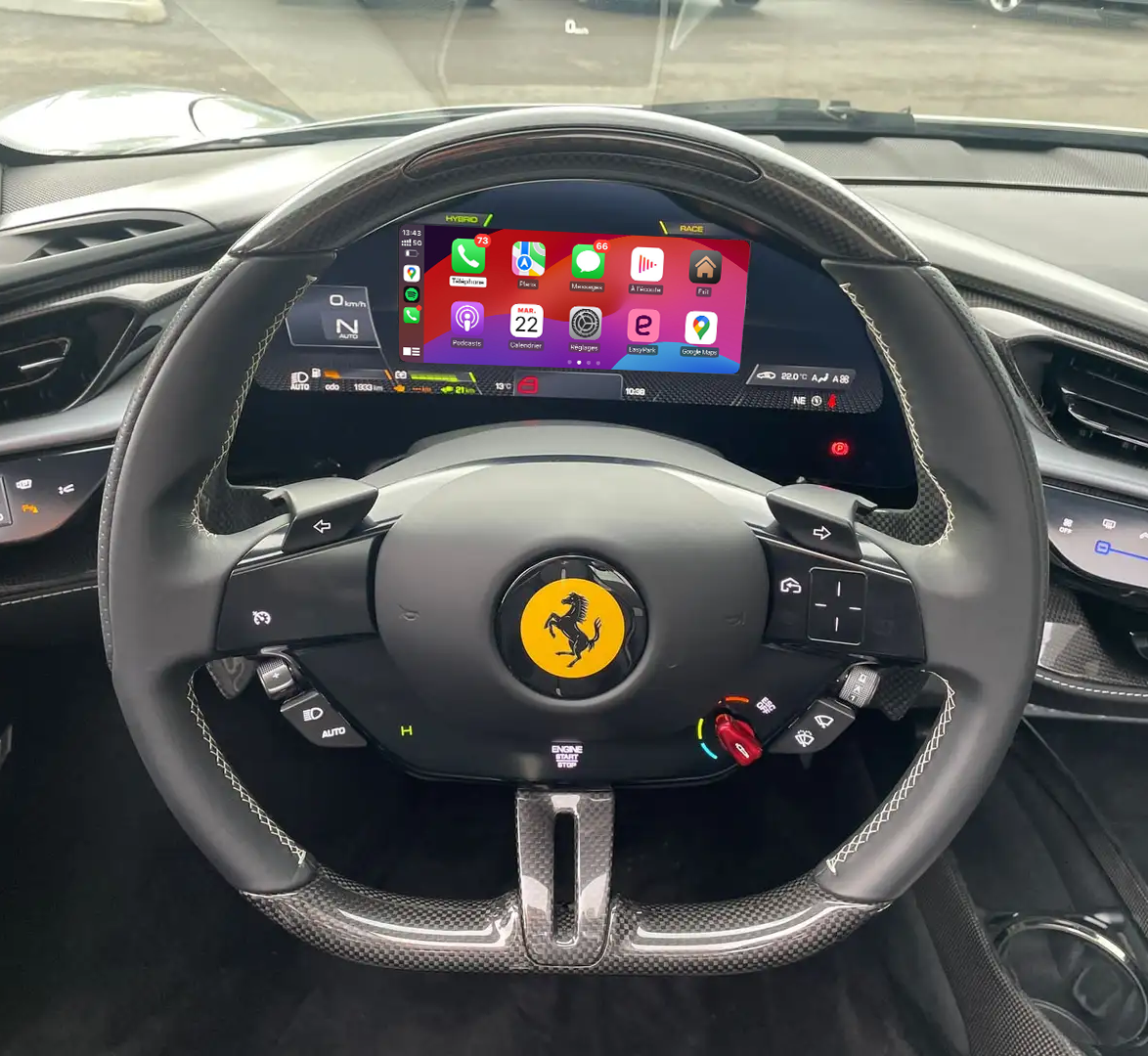 Apple CarPlay & Android Auto Module for Ferrari SF90 (2019–2024 ...