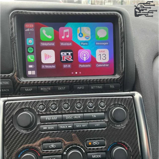 Apple Carplay for Nissan GT-R R35 2008-2015 – Thecarplayer.com